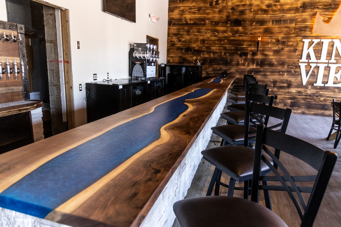 HUGE 26 Foot Long EPOXY River Table Bar Build! - John Malecki