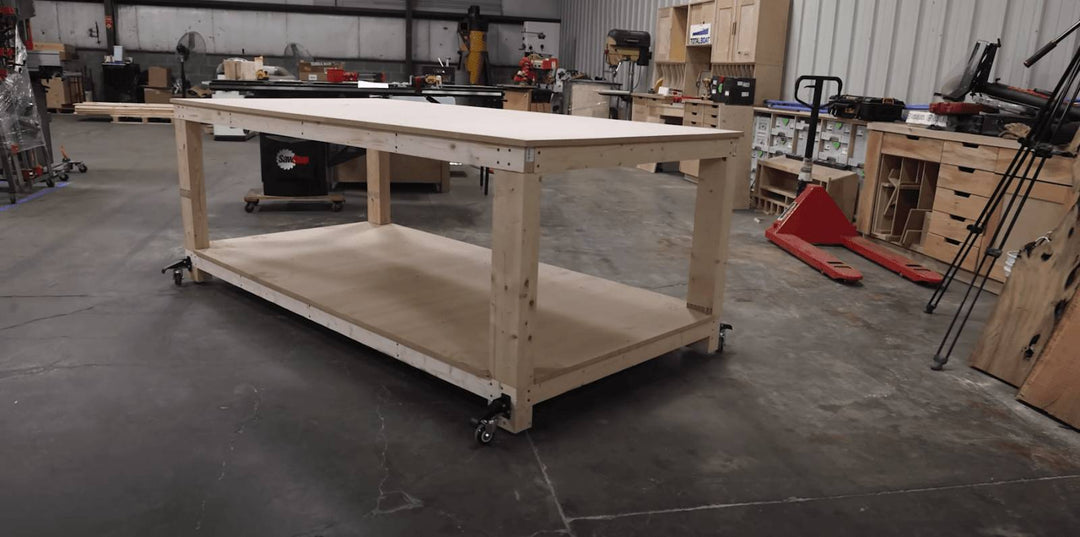 EASY Beginner Basic Tool Workbench Build! - John Malecki