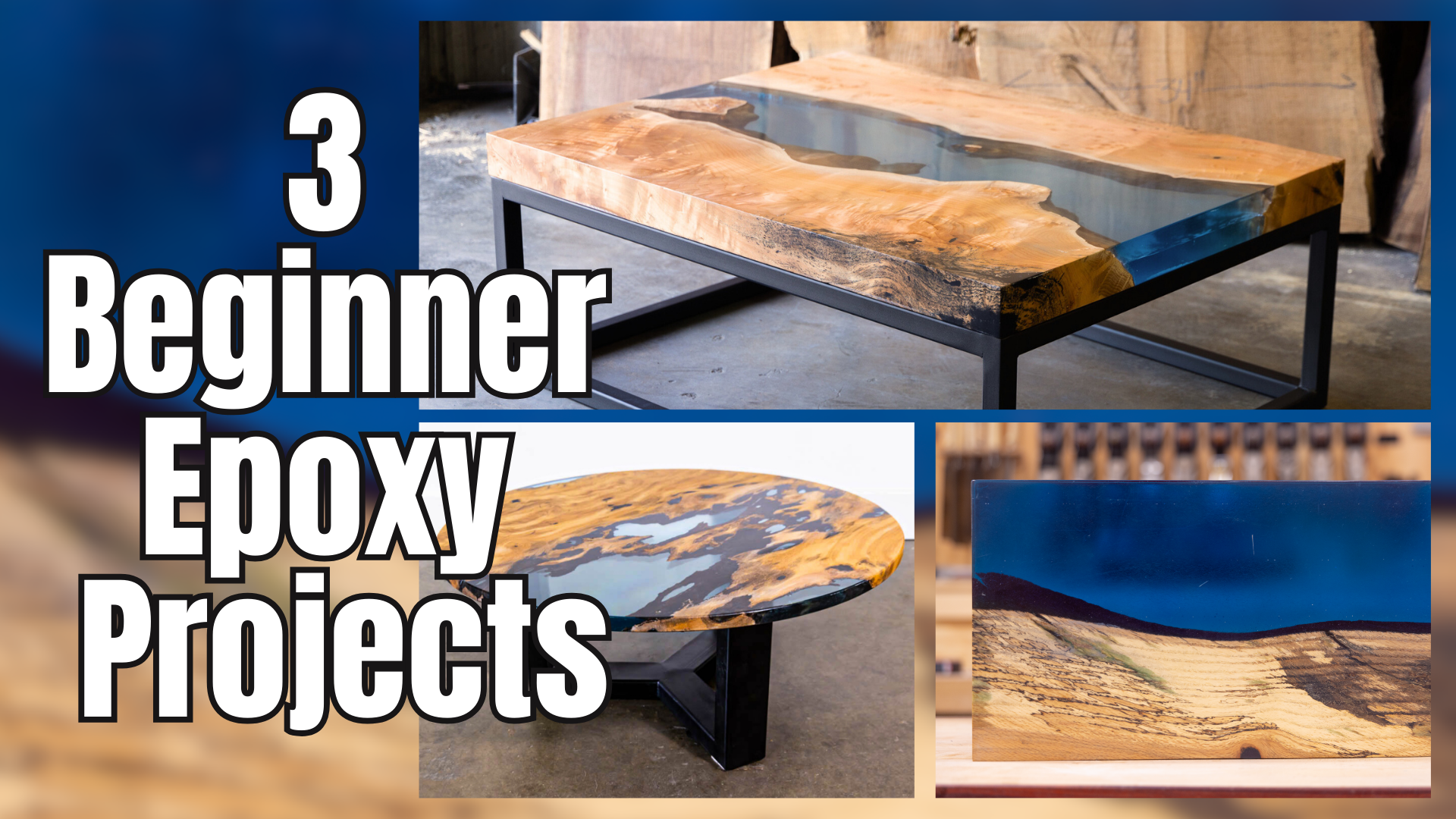 3 Beginner Epoxy Projects - John Malecki - Woodworking, DIY Builds ...