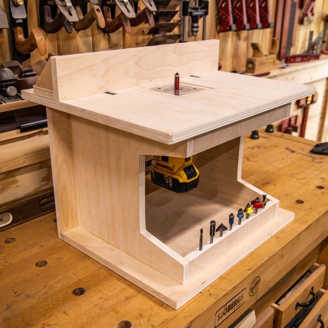 Compact Woodworking Router Table Plan - John Malecki - Woodworking, DIY ...