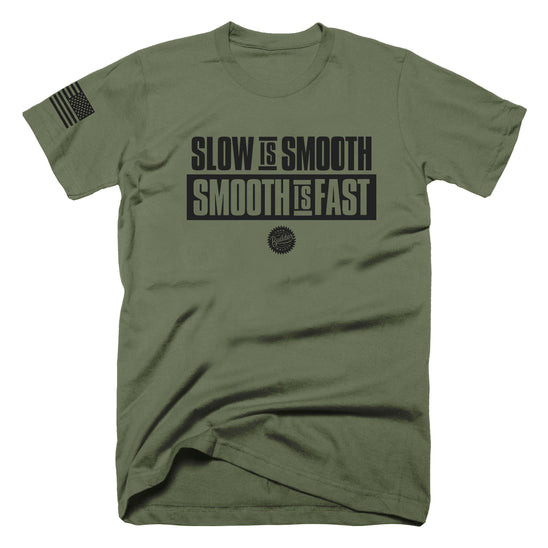 Slow is Smooth T-Shirt - John Malecki - Woodworking, DIY Builds, & Shop ...