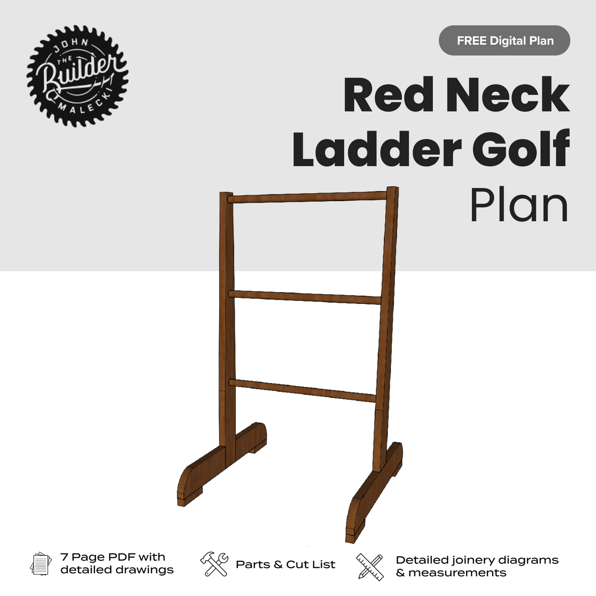 FREE Redneck Golf (Ladder Golf) Plan - John Malecki - Woodworking, DIY ...
