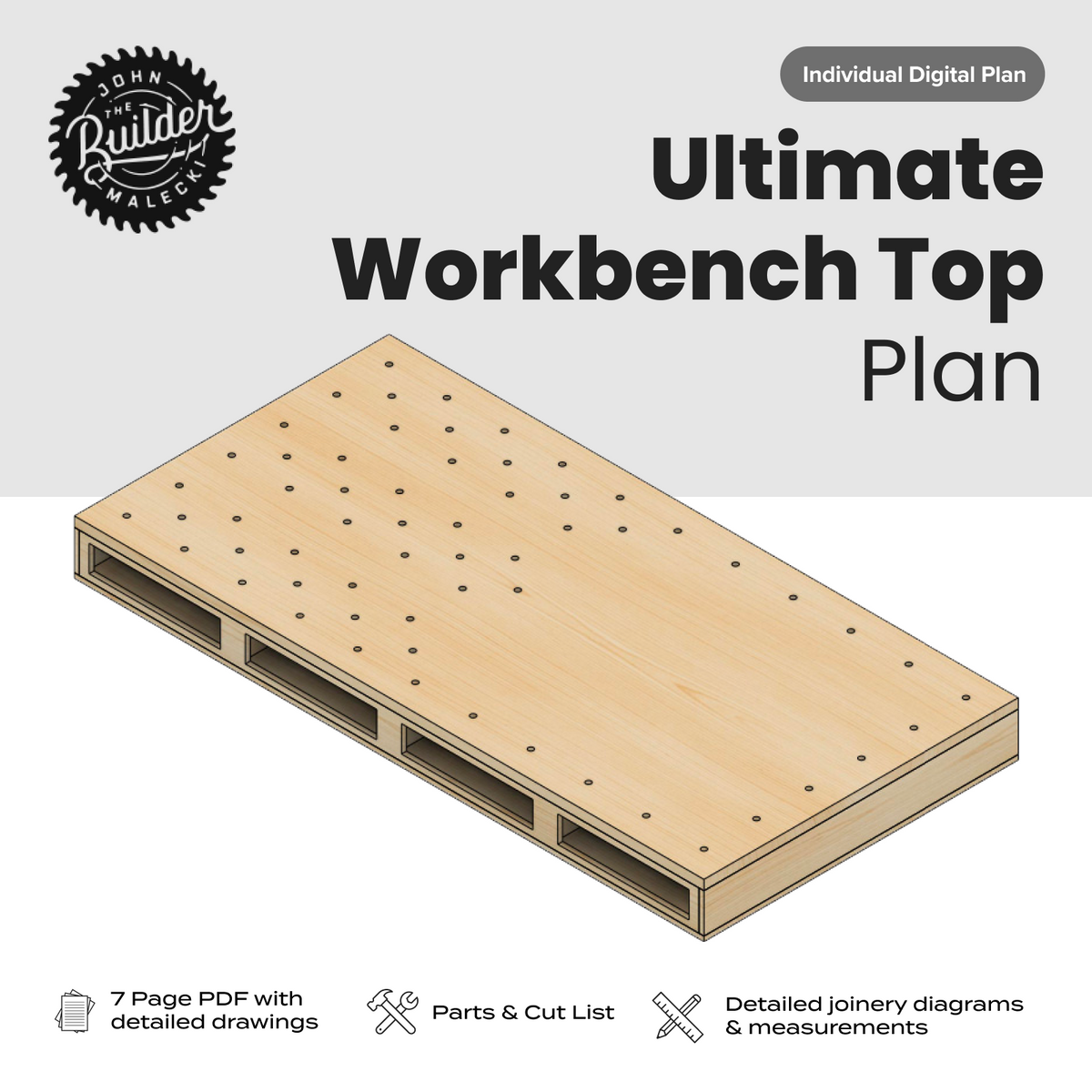 Ultimate Workbench Top - John Malecki - Woodworking, DIY Builds, & Shop ...
